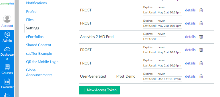 Frost to Canvas Deep Publish using Access Token – Help Center