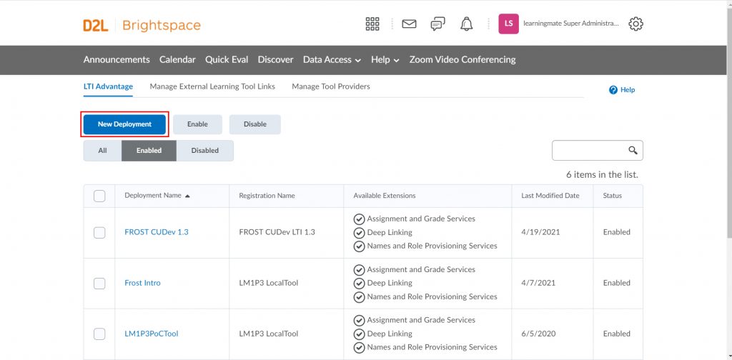 Configuring LTI 1.3 on D2L LMS – Help Center