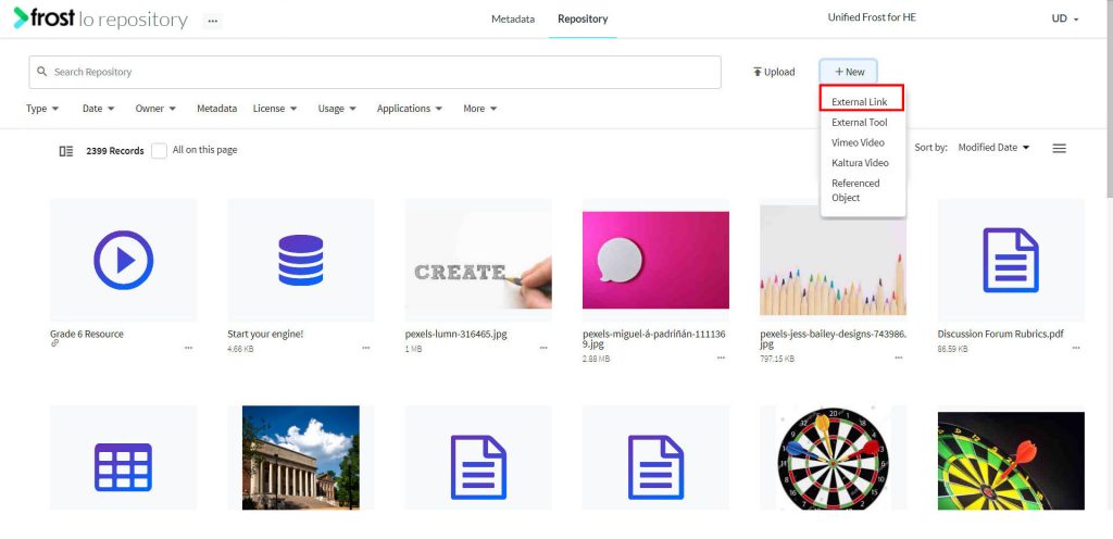 Add External Link – Help Center